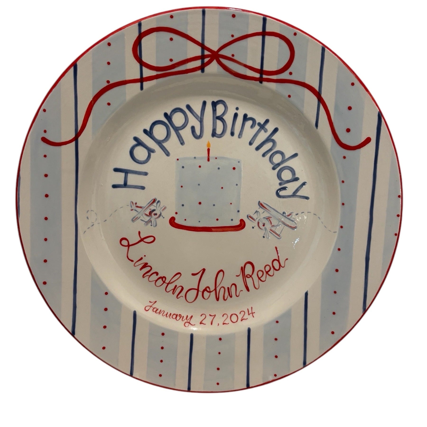 Airplane Plate – Weeks Studio